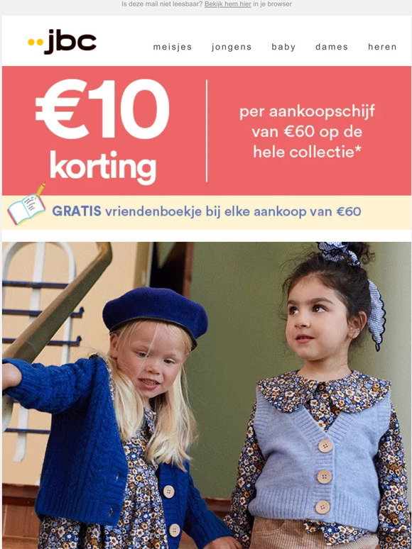JBC: €10 KORTING + GRATIS vriendenboekje: Ontdek onze terug naar school ...