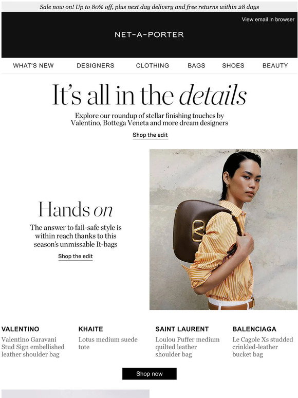 Net-A-Porter: The ultimate outfit-defining details | Milled