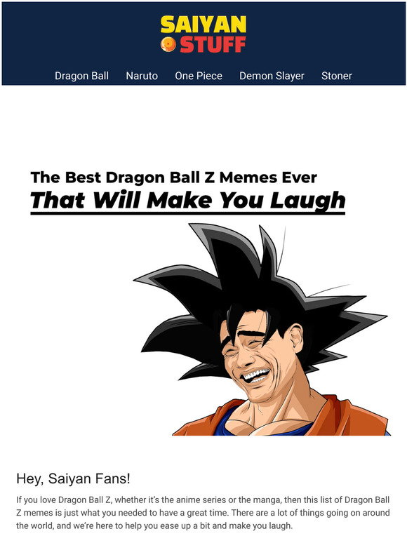 SAIYAN STUFF: The Best Dragon Ball Z Memes Ever That Will Make You ...