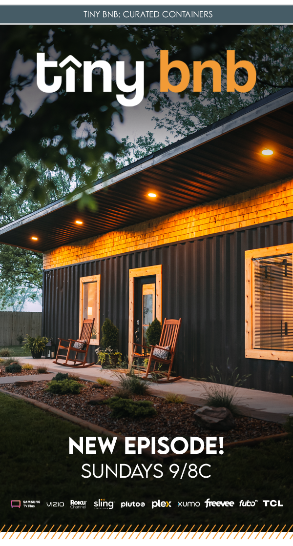 The Design Network: Tiny BNB: Sleek & Modern Container Homes | Milled
