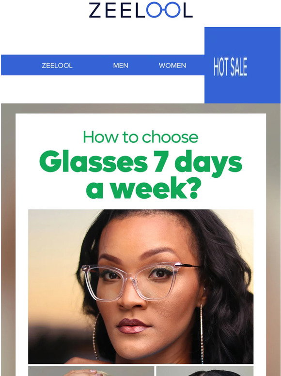 Zeelool: 7 days glasses: level up your day-to-day looks | Milled