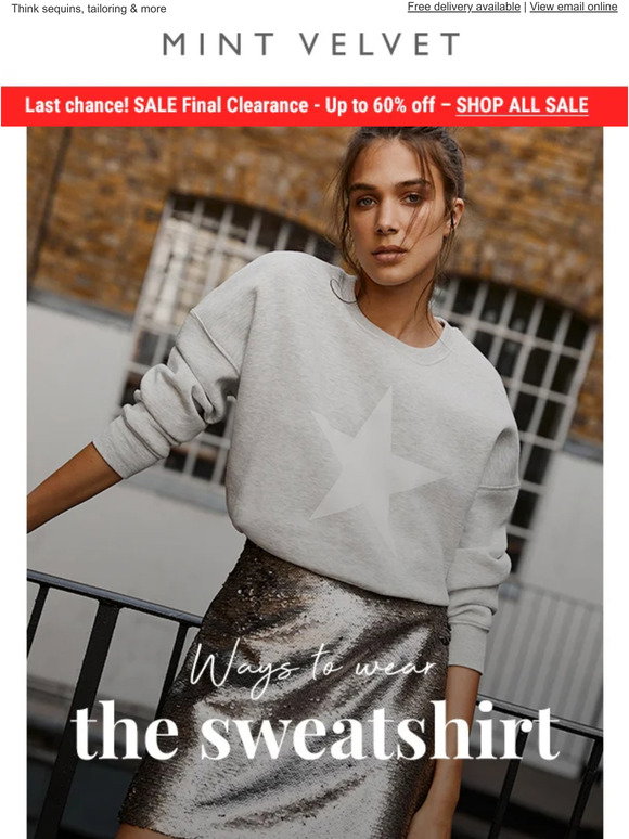 Mint Velvet: How to style our NEW sweatshirts | Milled
