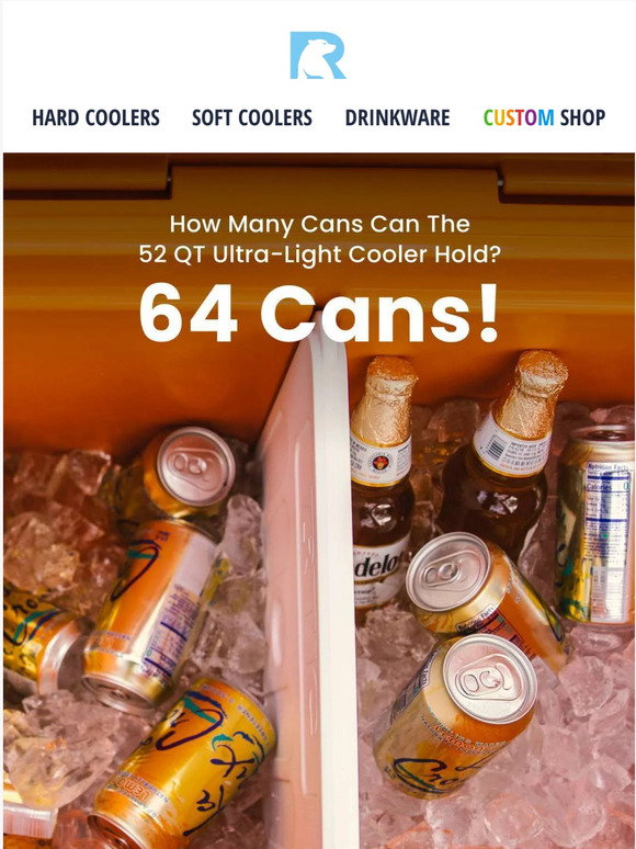 RTIC: Our 52 QT. Ultra-Light Cooler is High-Capacity | Milled