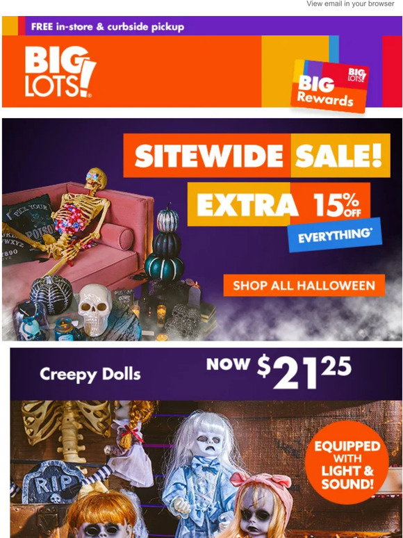 Big Lots: Spooky treasures, unBOOlievable prices 👻 | Milled