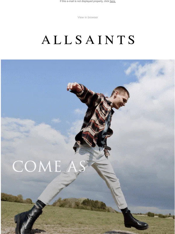 AllSaints: New clothes made for new adventures | Milled