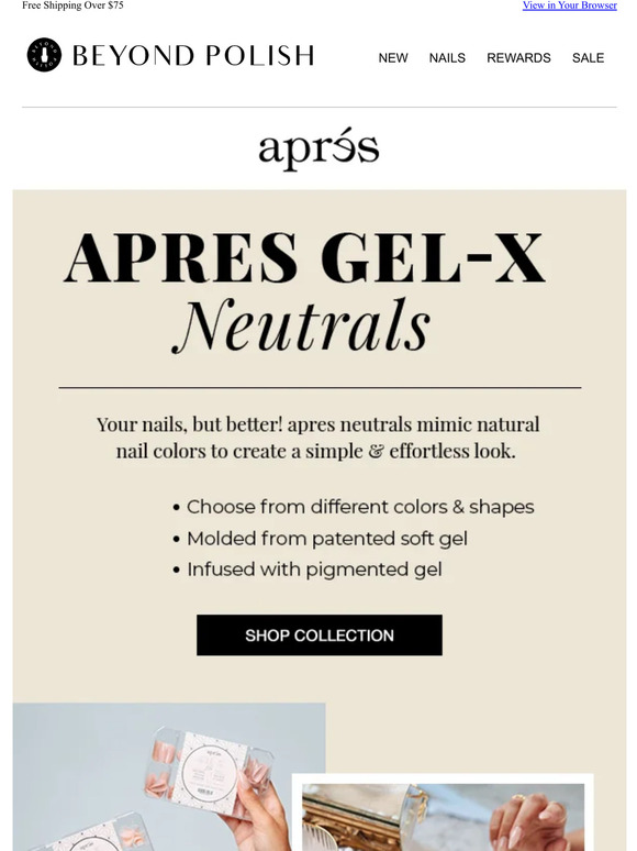 Beyond Polish: GOING FAST! Apres Gel-X Neutrals | Milled