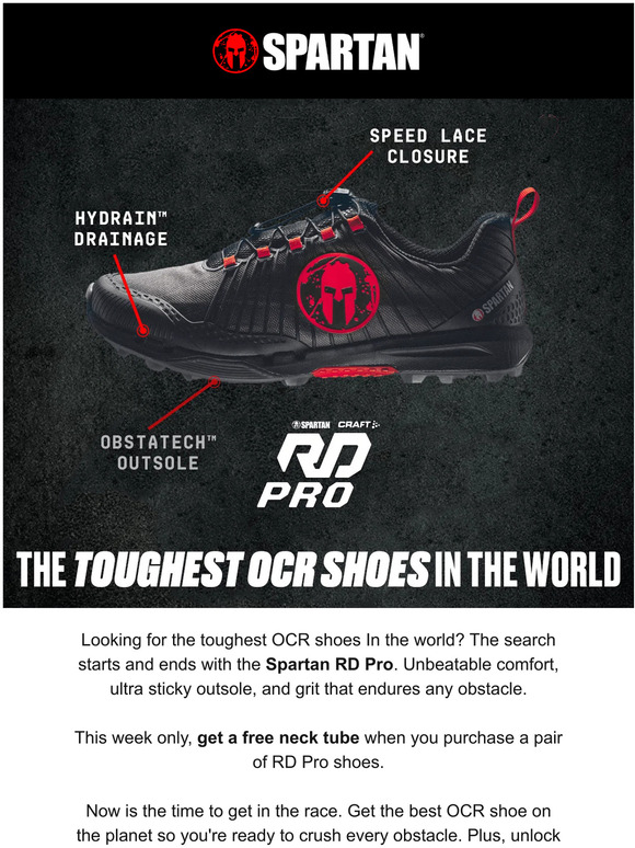 Spartan Race: CHECK OUT THE SPARTAN RD PRO SHOES | Milled