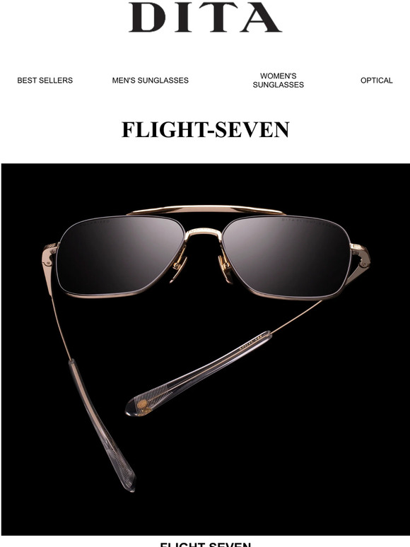 DITA Eyewear: FLIGHT-SEVEN: A Confident Navigator. | Milled