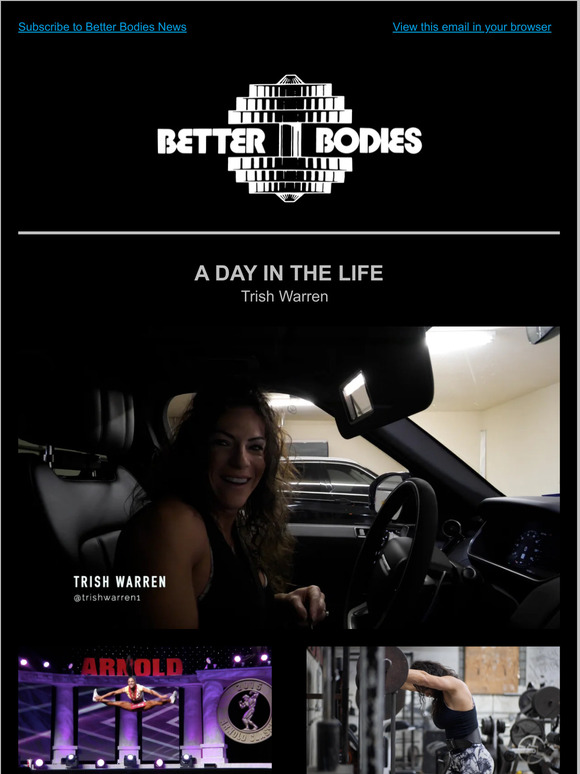 Betterbodies.com: A DAY IN THE LIFE - TRISH WARREN | Milled