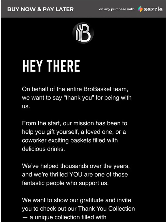 BroBasket: Thank you, thank you, thank you! 🙌 | Milled