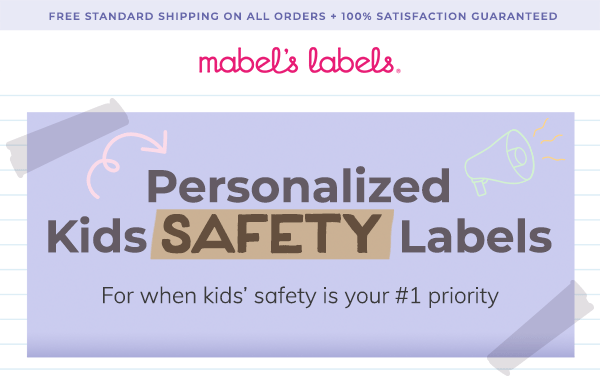 Mabel's Labels: Alert! 🚨 Kids Safety Labels | Milled