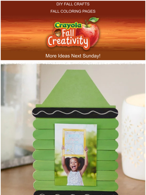 Crayola: Weekly Creativity: DIY 🖍️ Frame | Milled