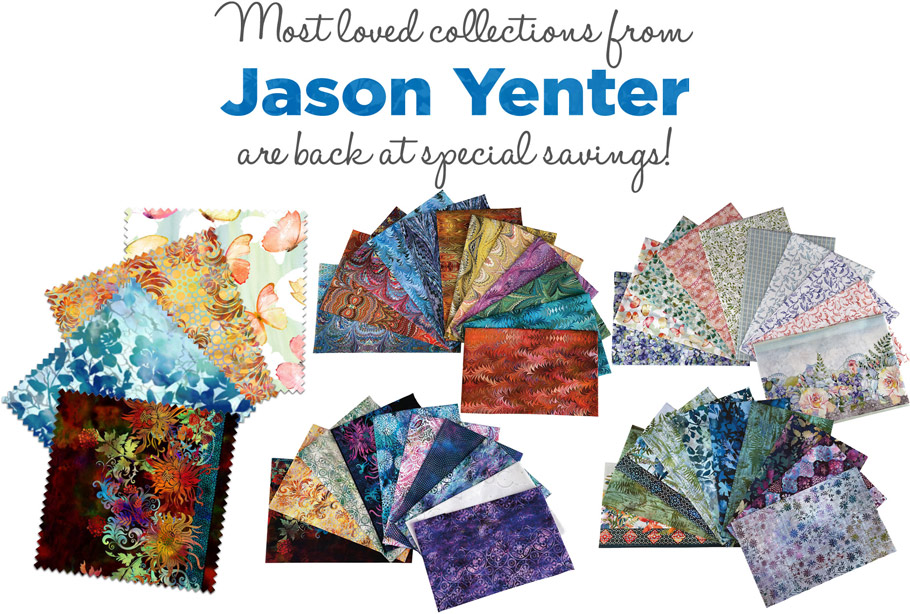 KeepsakeQuilting: The Best of Jason Yenter! Special Savings!😍 | Milled
