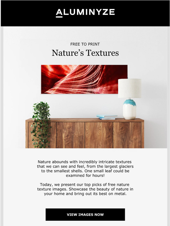 Aluminyze LLC: Nature's Textures; Free Images For Your Home | Milled