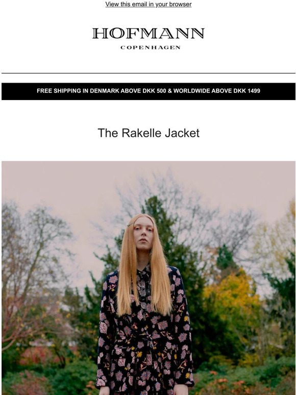 Hofmann Copenhagen: 🌸 Discover The Rakelle Jacket | Milled