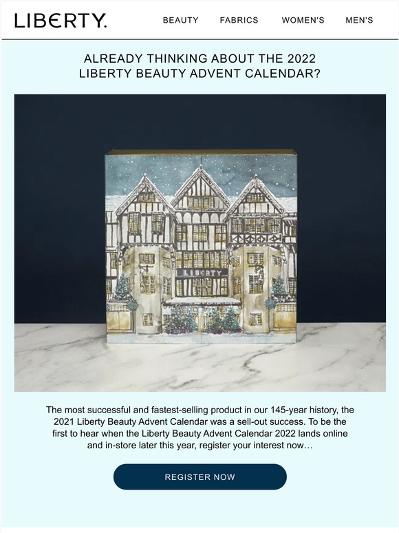 Liberty London: Coming soon: The Liberty Beauty Advent Calendar | Milled