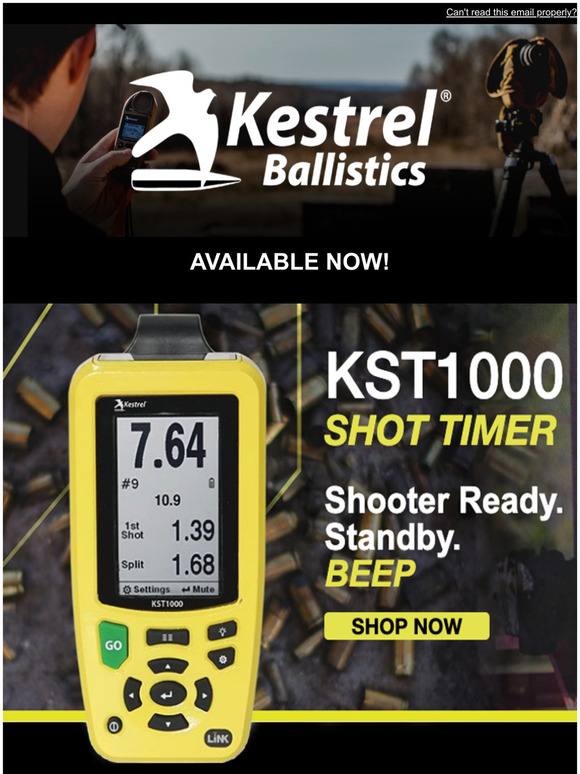 Kestrel Ballistics: The KST1000 Shot Timer - NOW AVAILABLE! | Milled