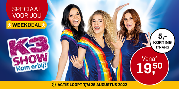 AdHouse: 🚨 WEEKDEAL: Kom Erbij - de gloednieuwe show van K3 | Milled