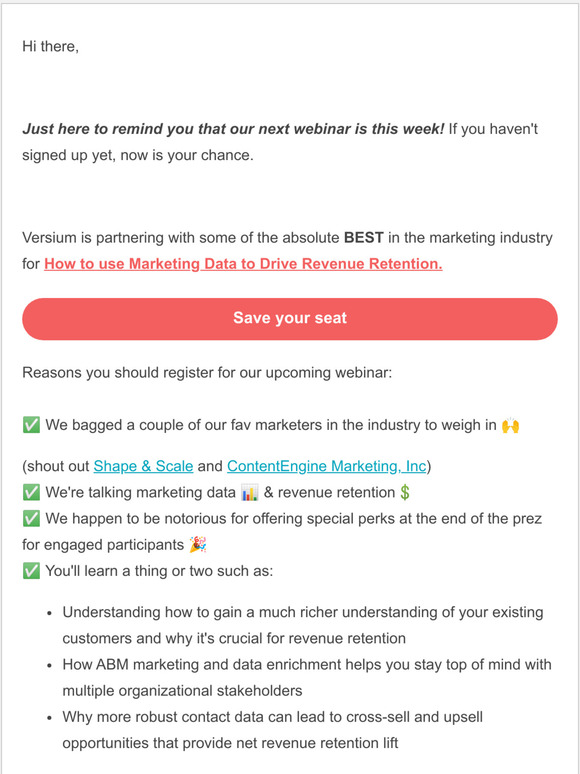 Versium: So, how do we really keep our hard earned customers? | Milled