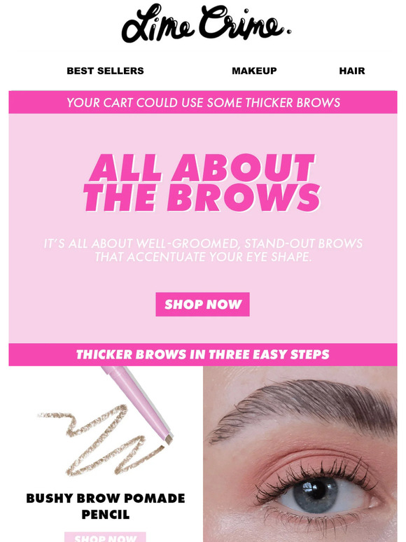 Lime Crime: All About The Brows 👀 | Milled