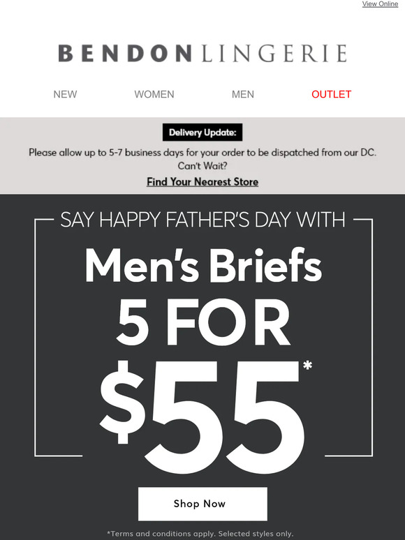 Bendon Lingerie: Five Men's Briefs for $55 🤑🤑 | Milled