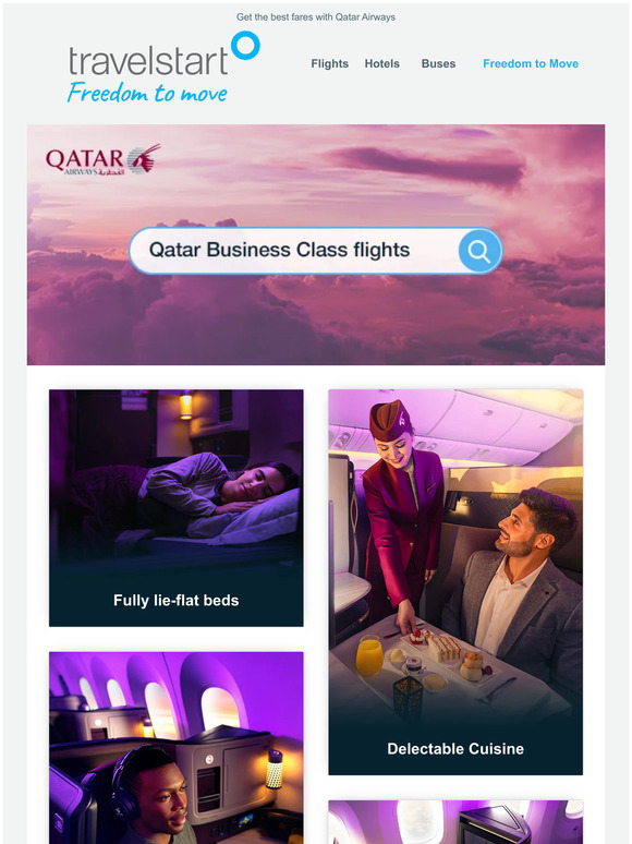 Travelstart: Want to fly in the world's best Business Class? 🤩 | Milled