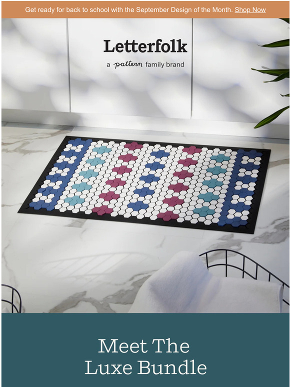 Letterfolk: Pretty posh. The Luxe Tile Set Bundle. | Milled