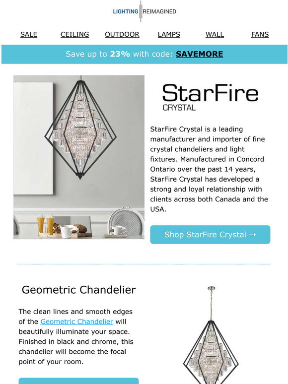 Lighting Reimagined: Modern to Traditional Chandeliers from StarFire ...