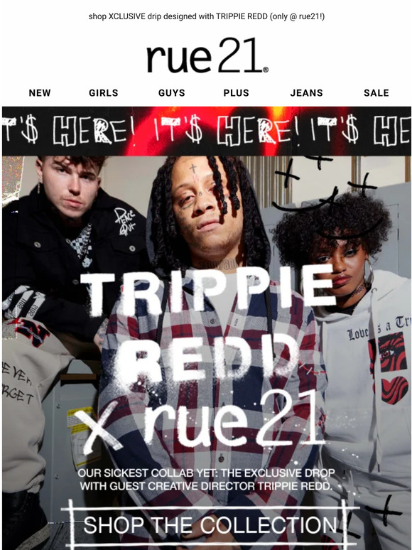 rue21: 😈 TRIPPIE x rue21 is now LIVE | Milled