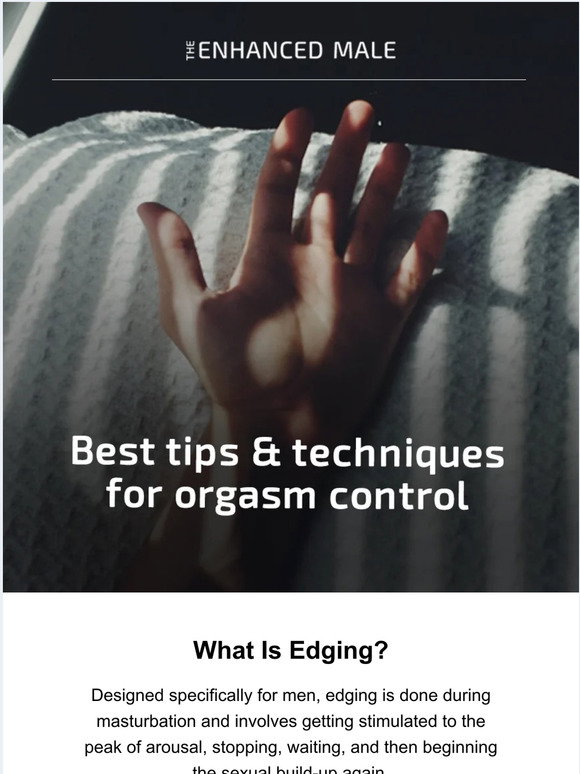 The Enhanced Male A Guide To Edging Milled