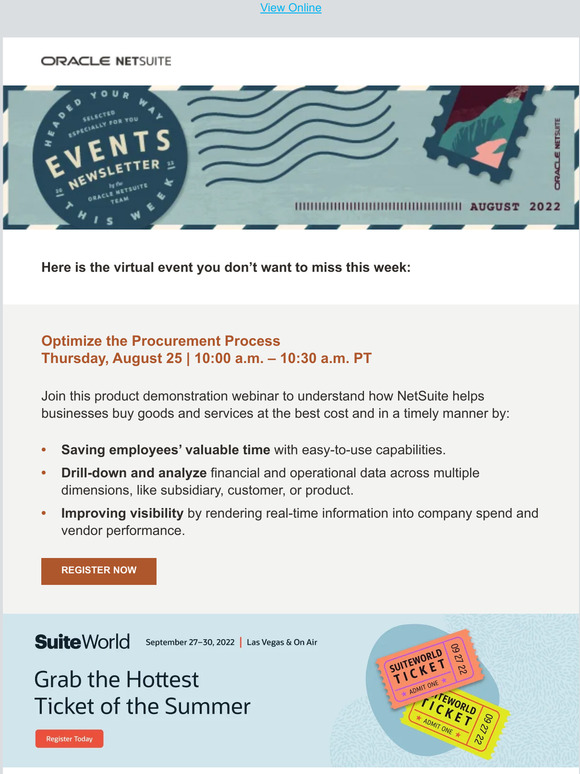 NetSuite: This Week: Optimize the Procurement Process | Milled