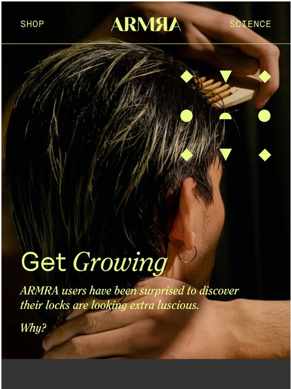 ARMRA: Your Hair is Coming in Thick! | Milled