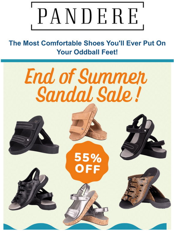 Pandere Shoes: End of Summer Sandal Sale - Up to 55% Off! | Milled