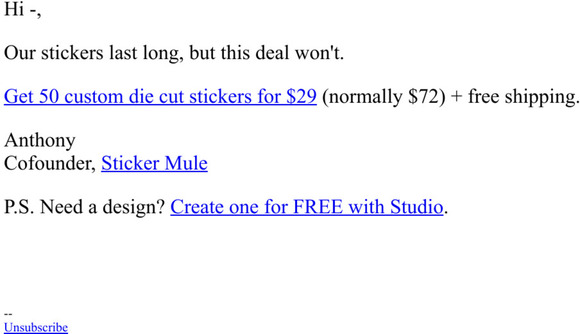 Sticker Mule: Stickers | Milled