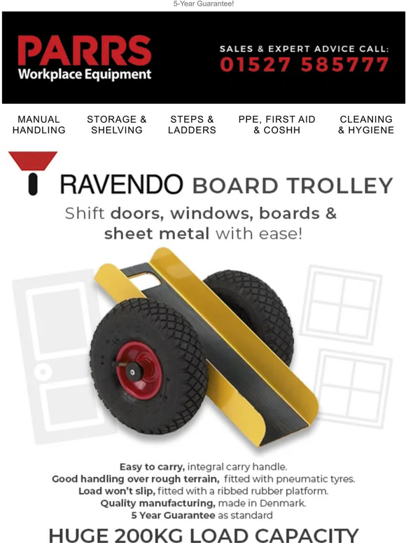 Parrs: - Shift doors, windows, boards & sheet metal with ease! | Milled
