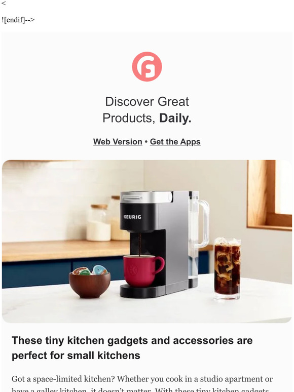 Gadget Flow: Tiny kitchen gadgets and accessories that are perfect for ...