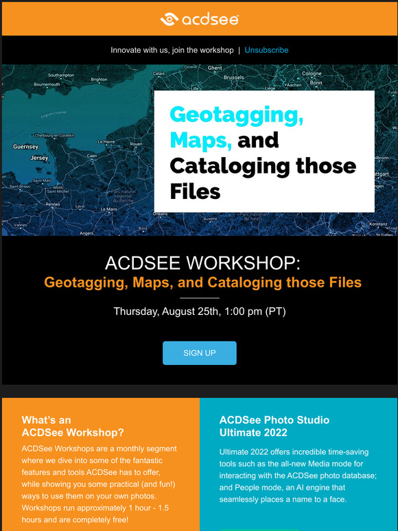 ACD Systems: Join our FREE workshop: Geotag, maps and catalogue your photos! | Milled