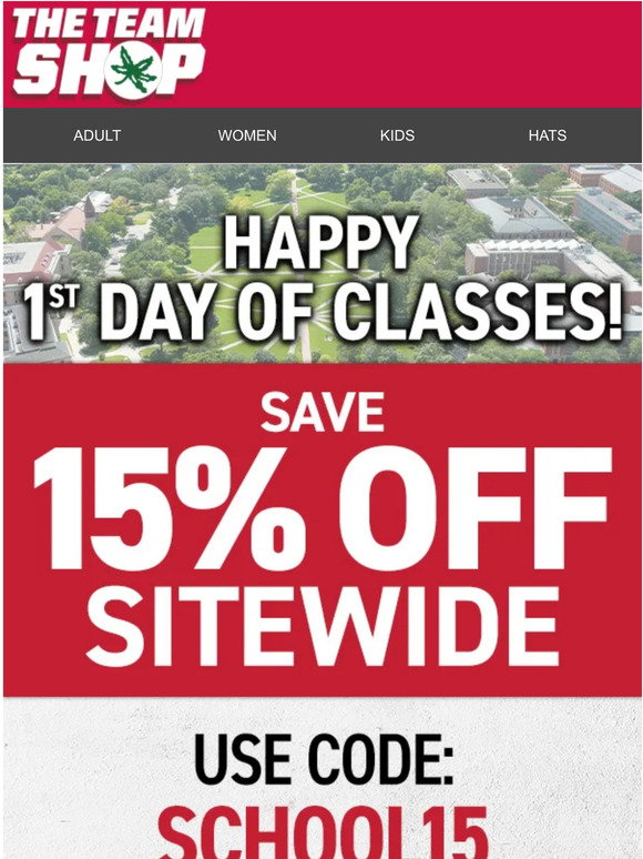 Ohio State Official Team Shop: Kick off the School Year with Savings! 😀 ...