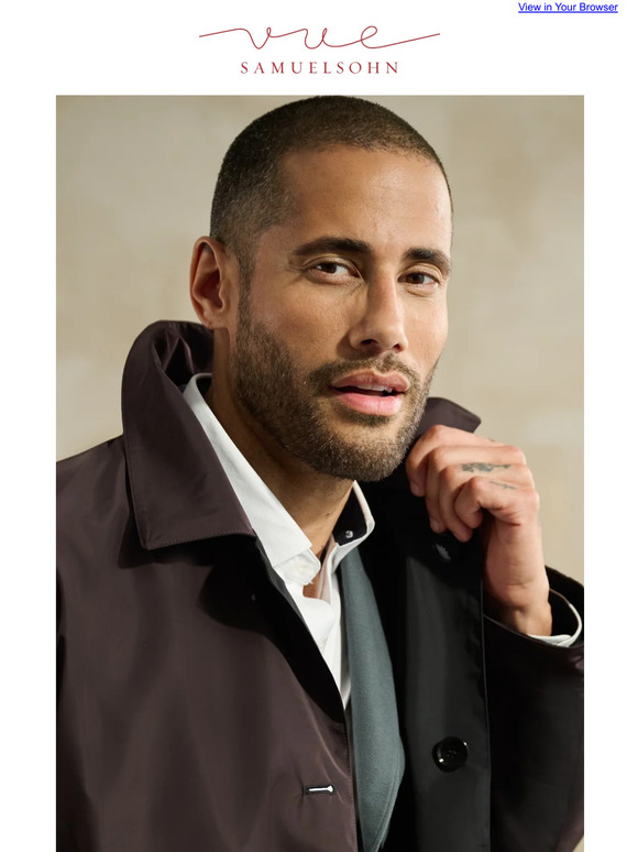Samuelsohn: Reversible Trench Coat, a runway favorite! | Milled