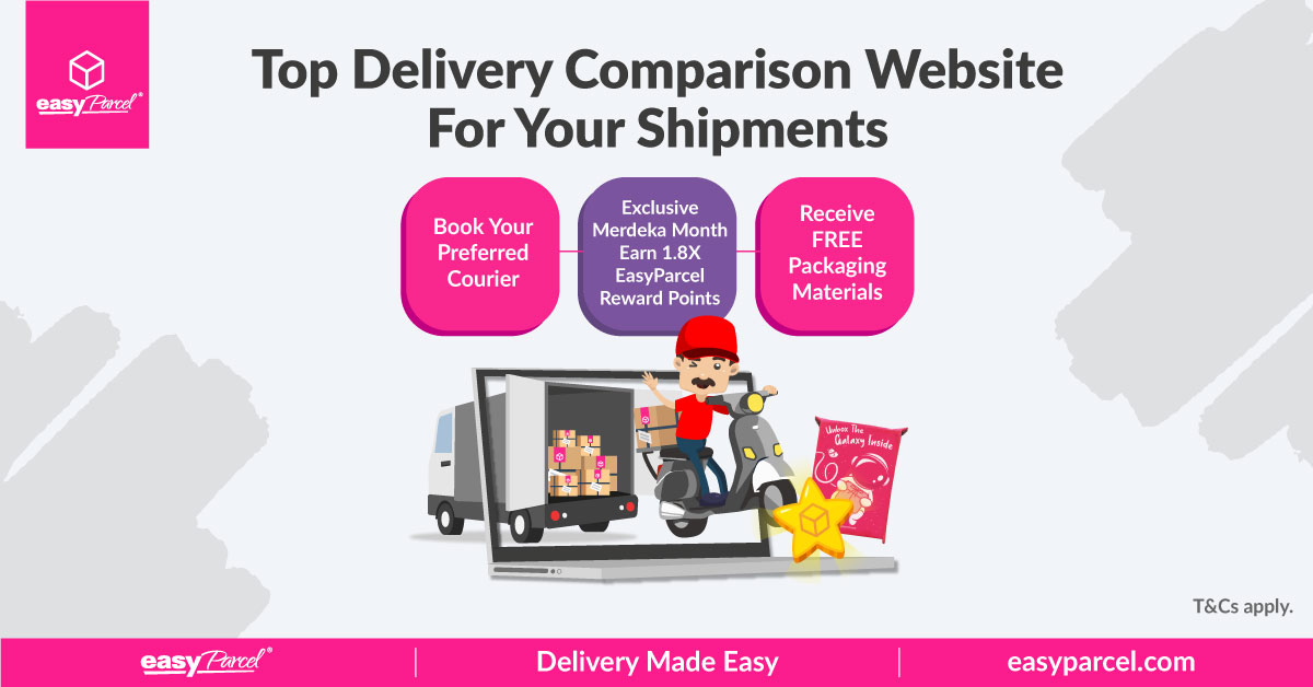 EasyParcel: 📢 Affordable Rates + Earn Points & More | Milled