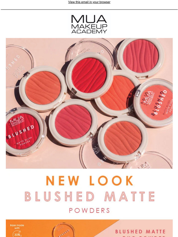 MUA Store: Spotlight on NEW Blushed Matte Powders 😍 | Milled