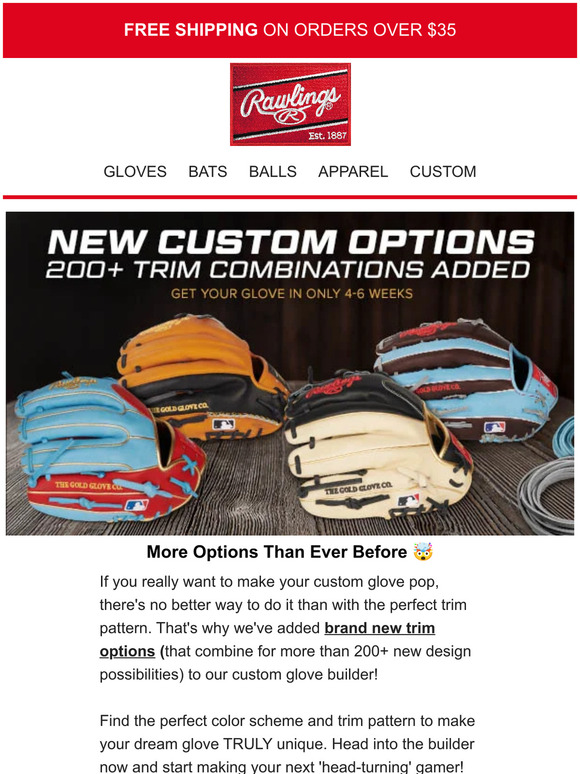 Rawlings: Your New Glove Will POP 🎆 | Milled