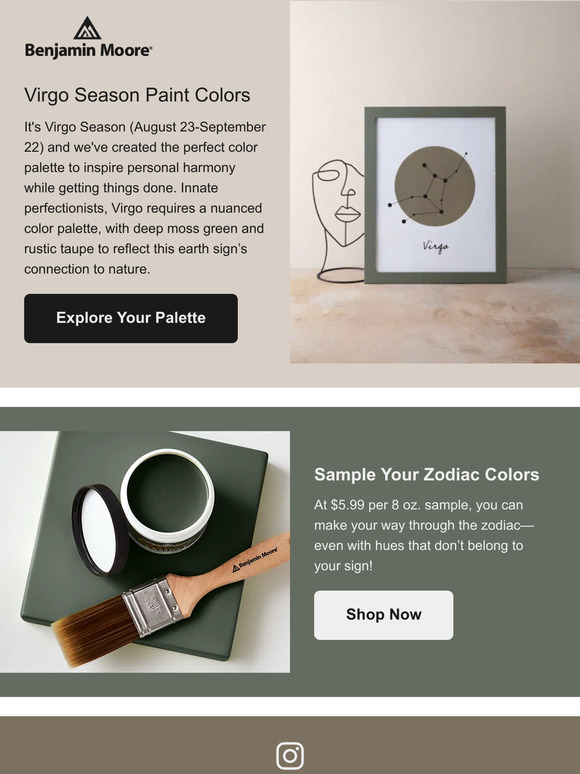 Benjamin Moore: Hey, Virgos! Your Zodiac Paint Color Palette is Inside ...