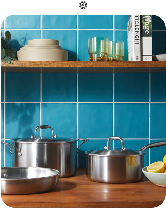 Italic: Meet Temper: Chef-Grade 5-ply Cookware. | Milled