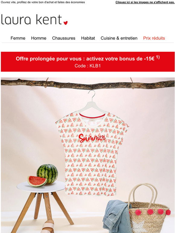 Laura Kent: 🍉 Découvrir le T-shirt du mois | Milled