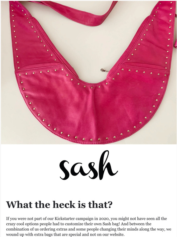 Sash: All the updates! And some Kickstarter leftovers! | Milled