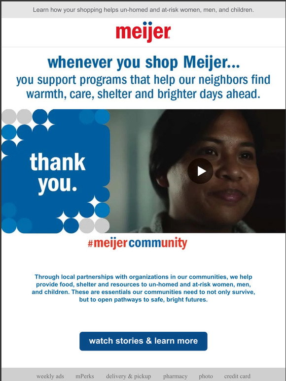 Meijer: Together, We're Helping Neighbors Find Care, Shelter & Brighter ...