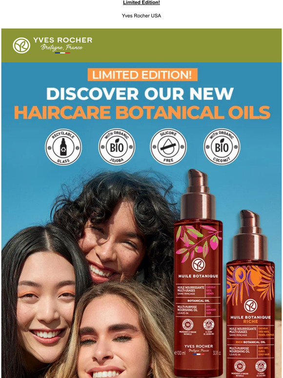 Yves Rocher: Trend alert: crushing on hair care! | Milled