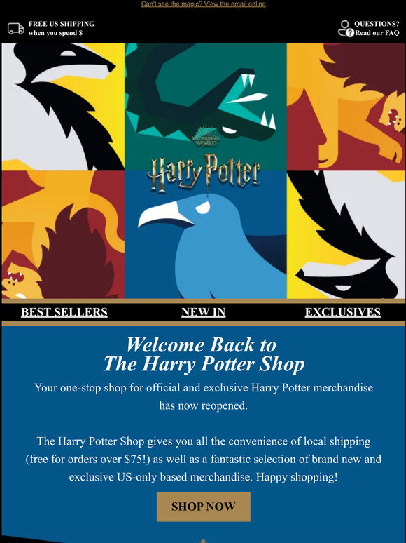 Harry Potter Shop: Welcome back to the Harry Potter Shop! | Milled