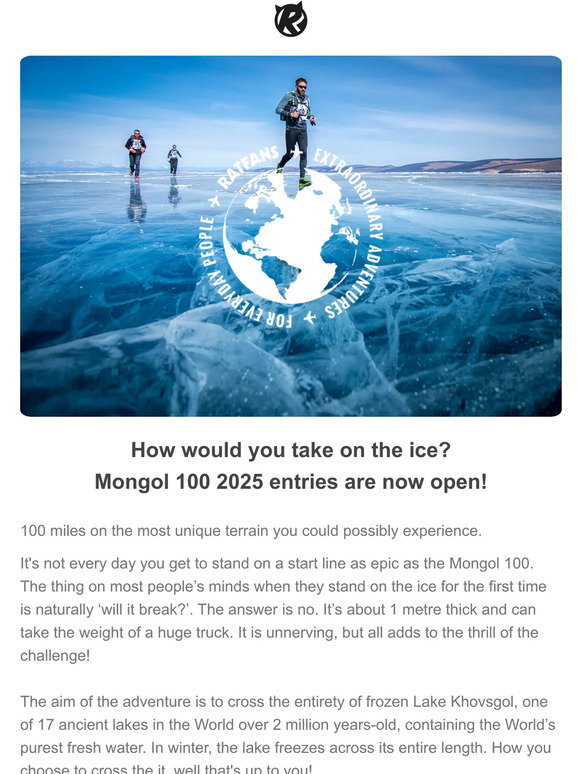 Rat Race Adventures: Mongol 100 2025 entries now open! | Milled